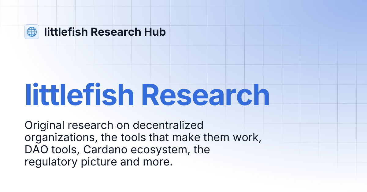 littlefish Research | littlefish Research Hub